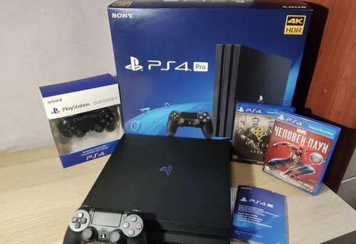 Новая Sony PlayStation 4 PRO PS4 1 Tb black NEW