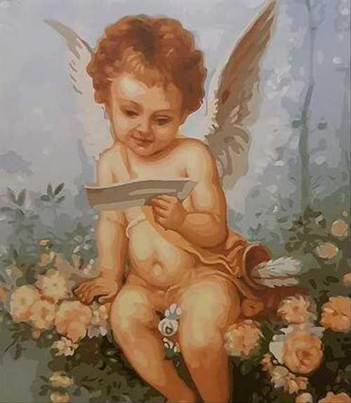Картина по номерам "Маленький ангел" 40х50 см