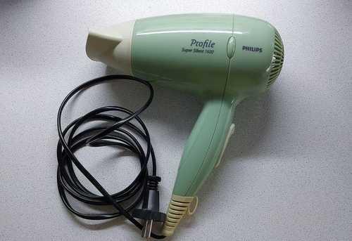 Фен philips profile Super Silent 1600