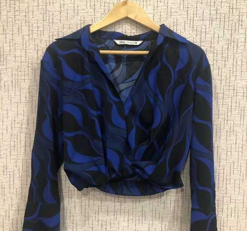 Блузка женская zara с волнами