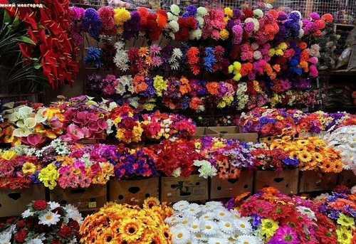 Искусственные цветы оптом 1500 штук