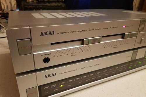 Стерео пара Akai AM-U1,AT-K1 Япония 220 вольт