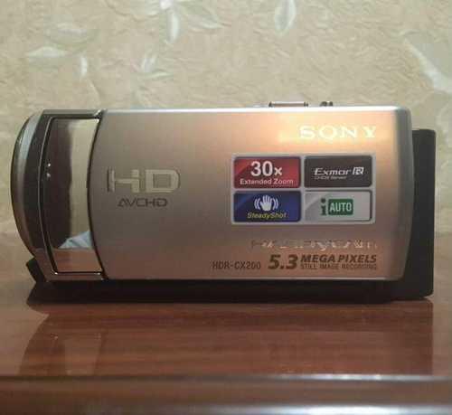 Видеокамера Sony handycam HDR-CX200е