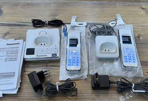 Dect телефон Panasonic KX-tg8562ru полный комплект