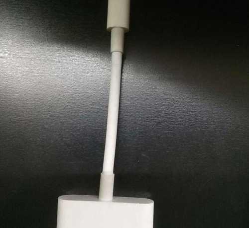 Адаптер Apple Lightning - Digital AV белый