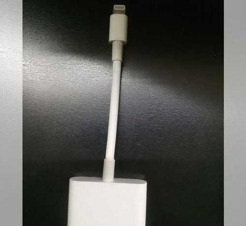 Адаптер Apple Lightning - Digital AV белый