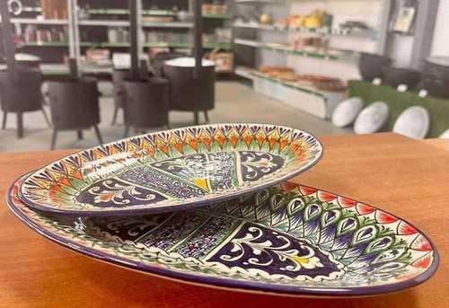 Узбекская посуда и блюда Риштанская керамика