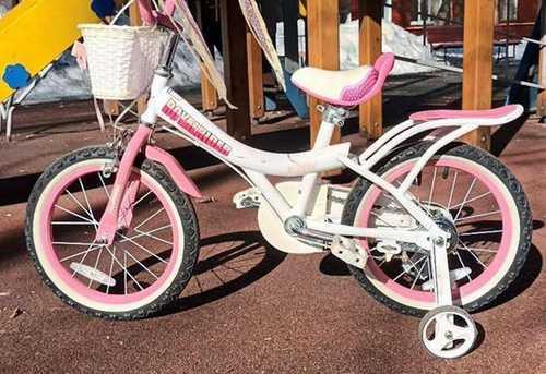 Велосипедки для девочки royal baby 16 дюйма