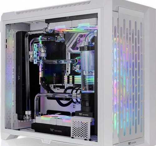 Корпус ATX Thermaltake CTE C750 TG argb, Full-Tower, без бп, белый ca-1x6-00f6wn-01