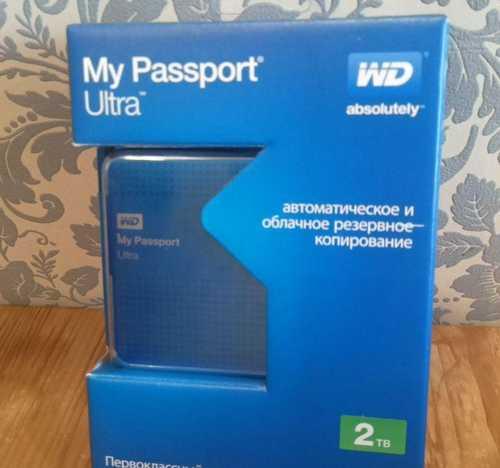 Переносной HDD WD My Passport Ultra 2 Tb