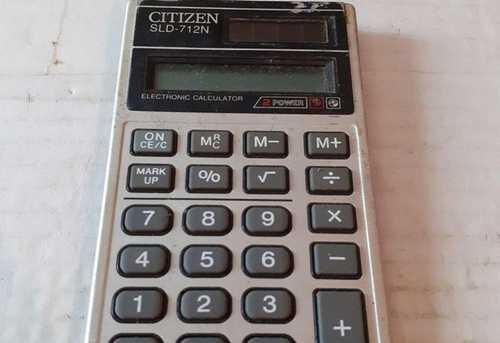 Калькулятор citizen SLD 712N