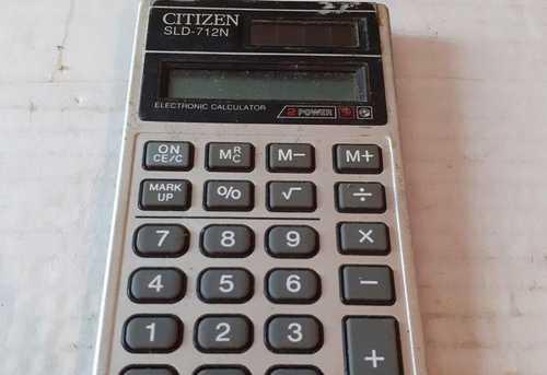 Калькулятор citizen SLD 712N