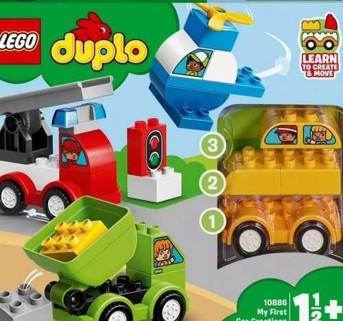 Lego duplo мои первые машинки