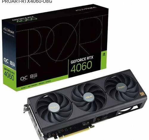 Proart-RTX4060-O8G, Видеокарта Asus nvidia GeForce R