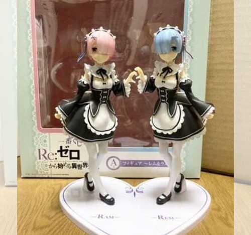 Аниме-фигурка Re:zero Rem Ram Figure