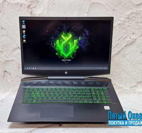 Игровой ноутбук HP Gaming 17, DDR4 8Gb, GTX 1650