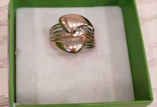 Золотое кольцо 585 пробы с лазерной гравировкой