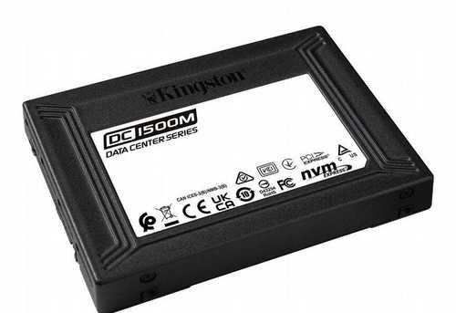 2.5" U.2 7680GB Kingston DC1500M Enterprise SSD se