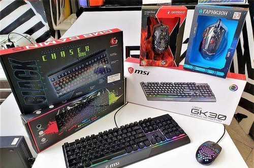 Игровая клавиатура MSI, игровая мышь