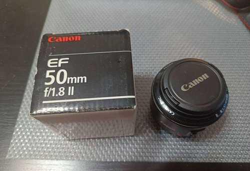 Объектив Саnon еf 50mm f/1.8 II