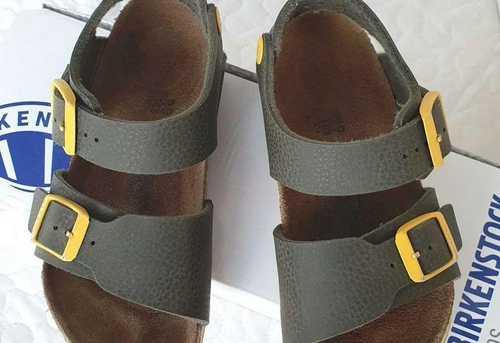 Сандалии birkenstock оригинал 28,5р натур кожа