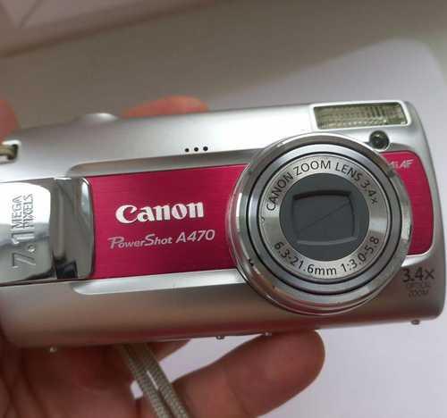 Цифровой фотоаппарат мыльница Canon PowerShot A470