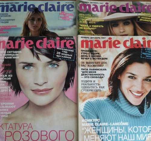 Журнал Marie Claire 1997 г., 1998 г