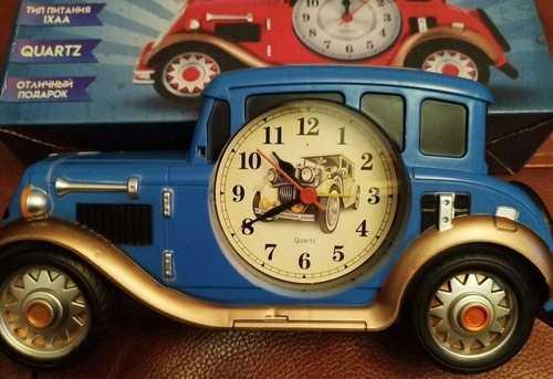 Часы будильник Автомобиль в упак в стиле Ретро