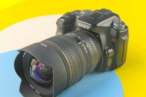 Фотоаппарат Sony a100 kit Sigma 15-30 DG