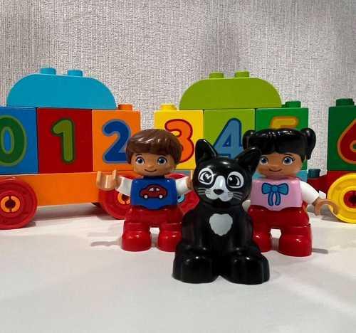 Lego Duplo(Поезд;Детский сад;Ферма;Заправка)