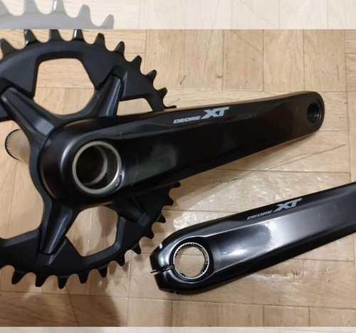 Шатуны система shimano deore XT