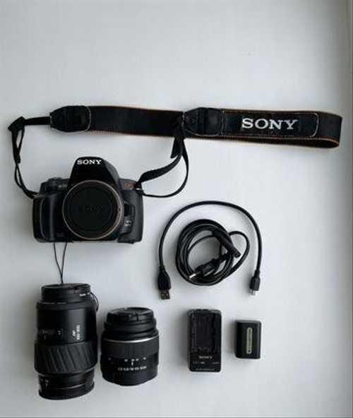 Зеркальный фотоаппарат Sony A 380 комплект+сумка