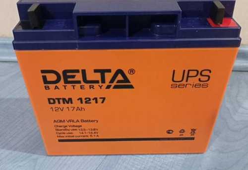 Продаю аккумулятор delta DTM 12117 12V 17Ah UPS