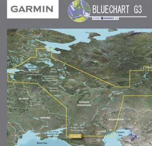 Карта глубин для Garmin hxeu062R BlueChart G3