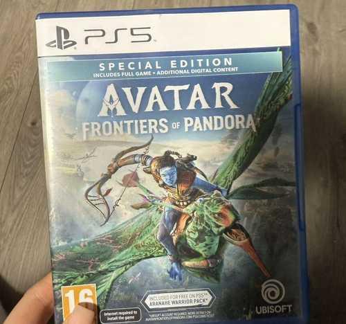 Avatar frontiers of pandora PS 5 диск