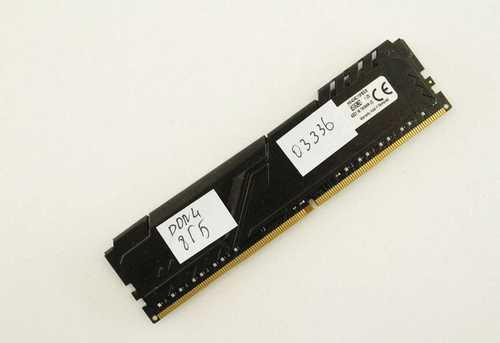DDR4 8 GB 2400 MHz Kingston HyperX Fury Black