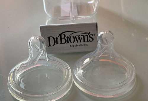 Соски на бутылочку Dr. Brown's 0+