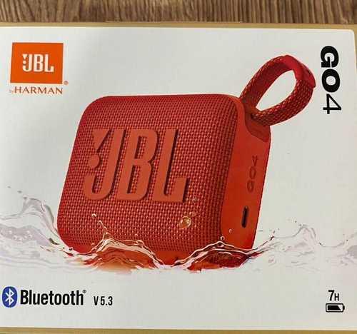 Беспроводная колонка jbl GO 4 красная