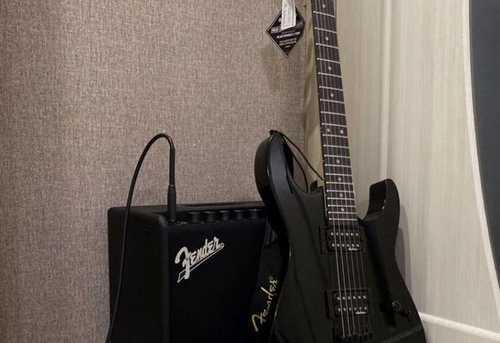 Электрогитара Jackson JS11 + Fender Mustang LT25