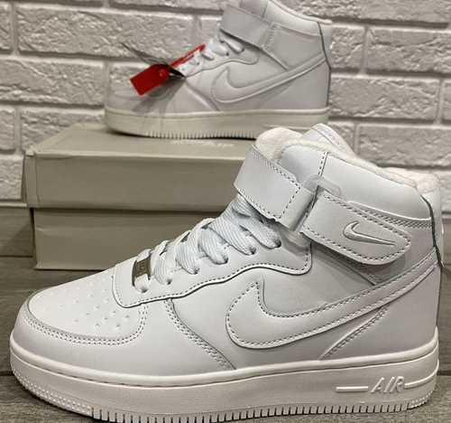 Кеды зимние женские nike air force 1