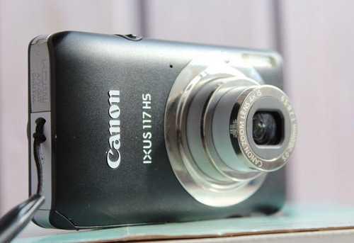 Фотоаппарат компактный Canon ixus 117 HS Black