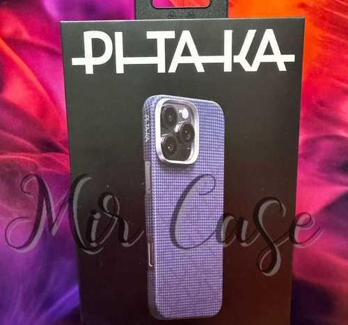 Чехол Pitaka iPhone 16 Pro- (Ptk-Dark\Blue)