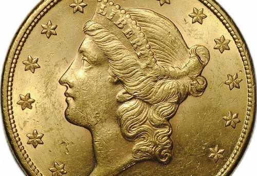 Золотая Монета 20 долларов 1896 США