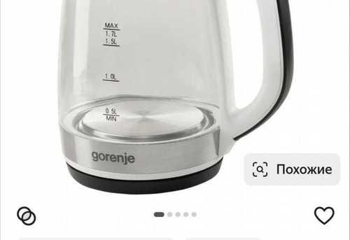 Чайник Gorenje электрический стеклянный