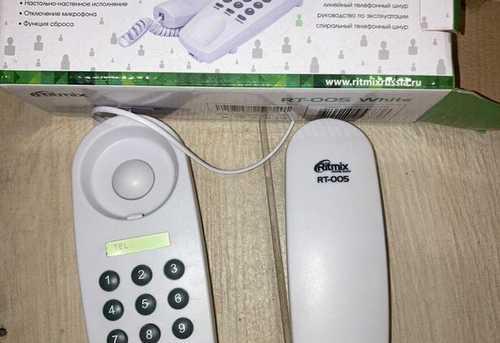 Проводной телефонный аппарат Ritmix RT-005 white
