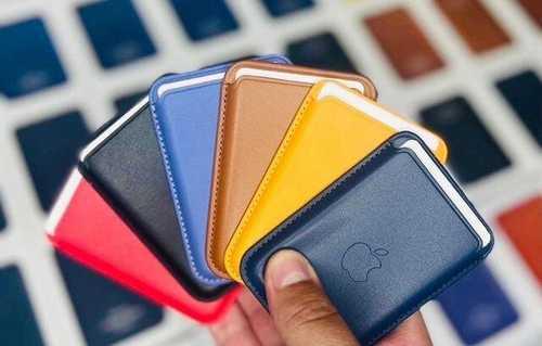 Чехол бумажник MagSafe Leather Wallet