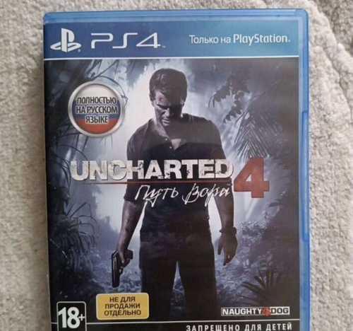 Uncharted 4 Новый диск ps4 ps5