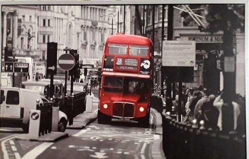 Картина IKEA "London bus". Лондон. Автобус