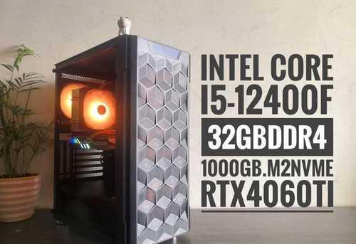 Игровой пк/Intel core i5-12400f/rtx4060 ti