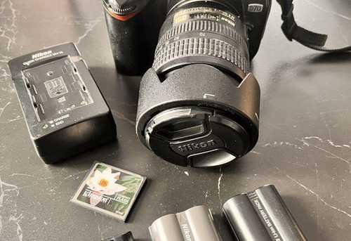 Фотоаппарат Nikon D70 c объективом 18-70мм
